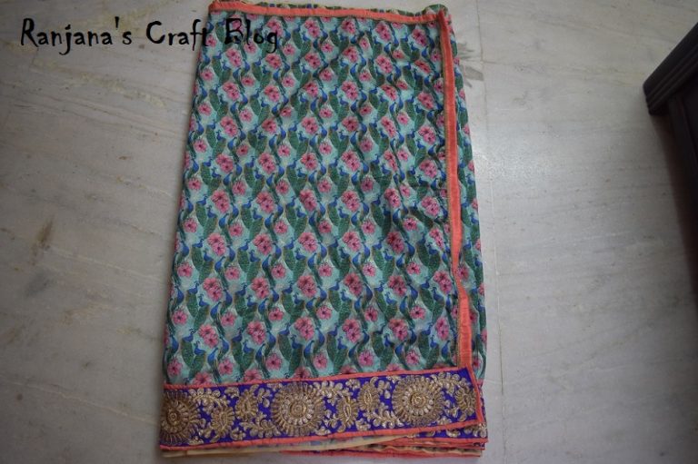 Design of the week- elegant saree design with gaudy zari lace - Ranjana ...