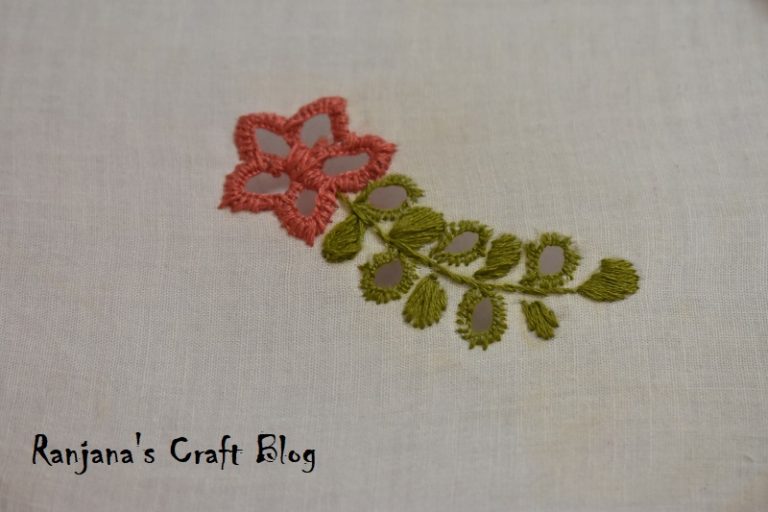 Design of the week - Cutwork design - Ranjana's Craft Blog
