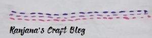 Design of the week - Running stitch designs - Ranjana's Craft Blog