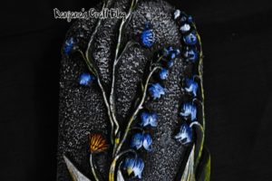 Bottle art with m seal - Ranjana's Craft Blog