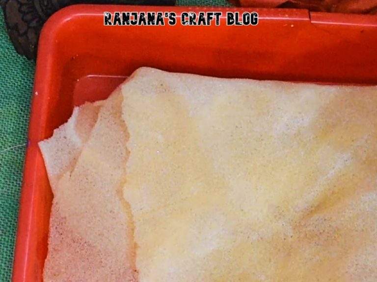 Simple method of block printing - Tutorial - Ranjana's Craft Blog