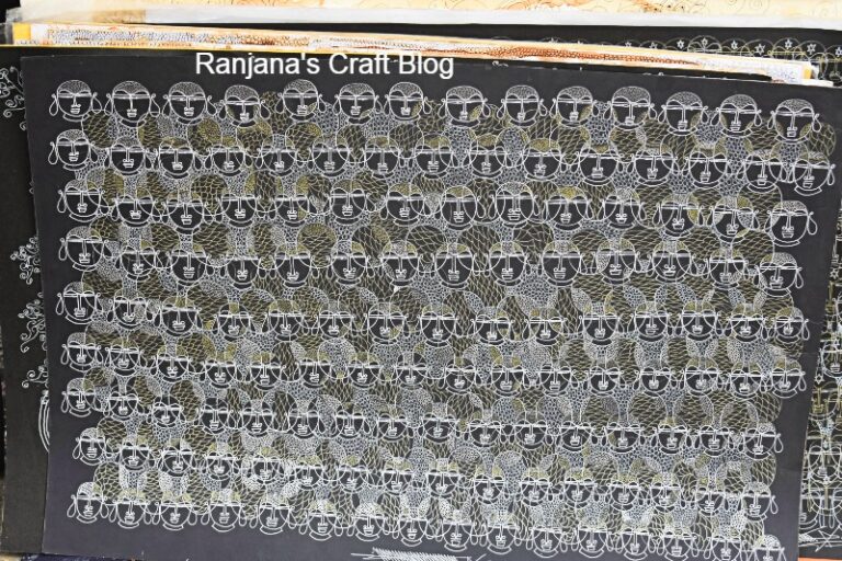 Chitra Sante 2023- Surpur paintings - Ranjana's Craft Blog