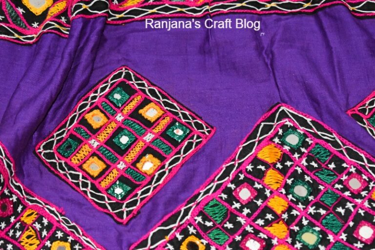 Gujarathi embroidery - Traditional dress of Gujarath - Ranjana's Craft Blog
