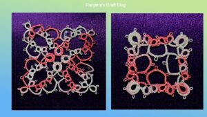Magic square with onion ring technique- Tatting - Ranjana's Craft Blog