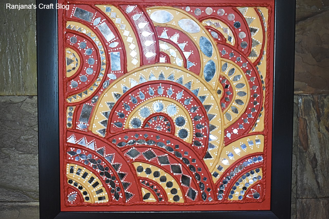 Lippan art- the beauty of mirrors unfolded - Ranjana's Craft Blog