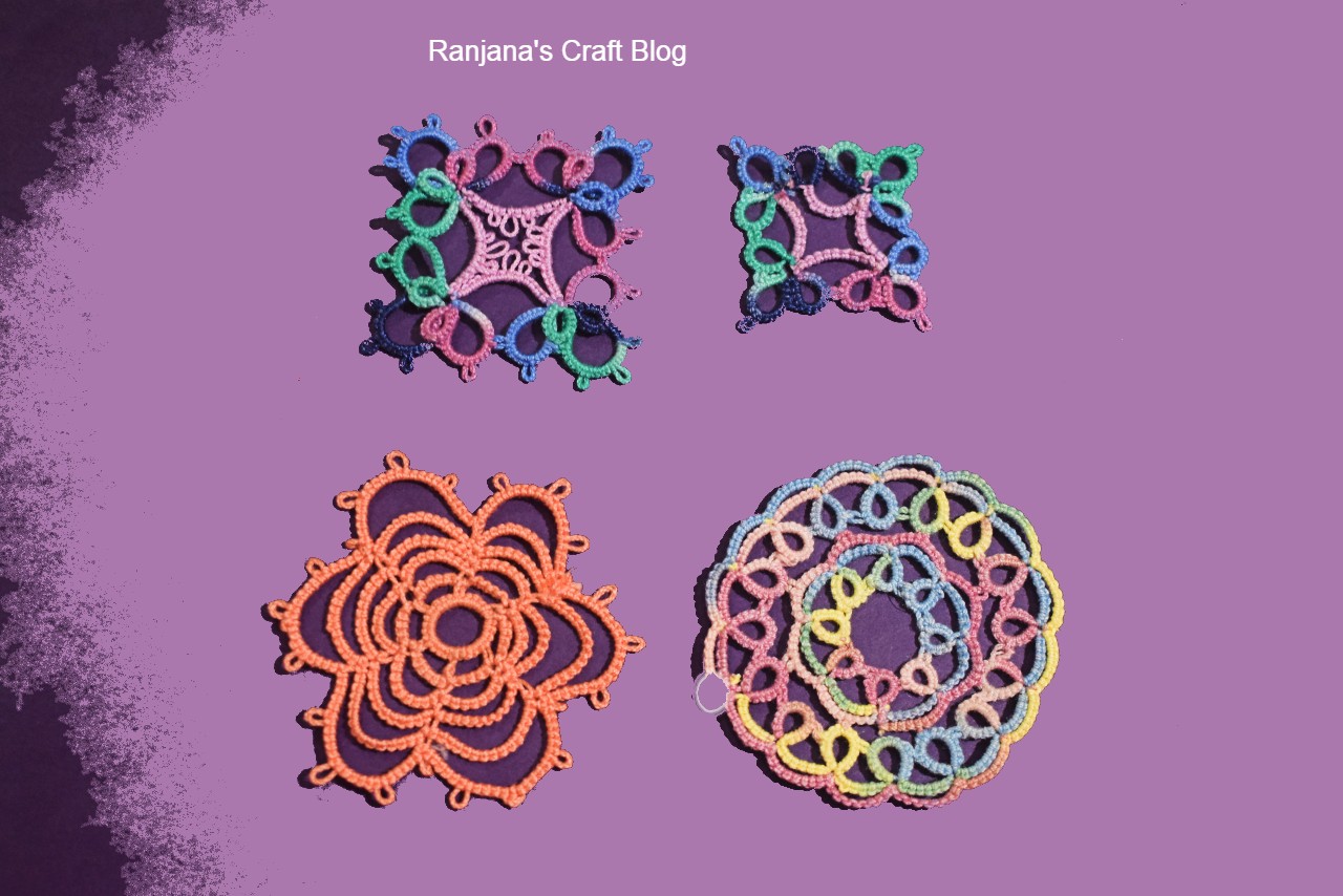 Exploring Tatting Designs – Trying Out Some Tatted Motifs - Ranjana's ...